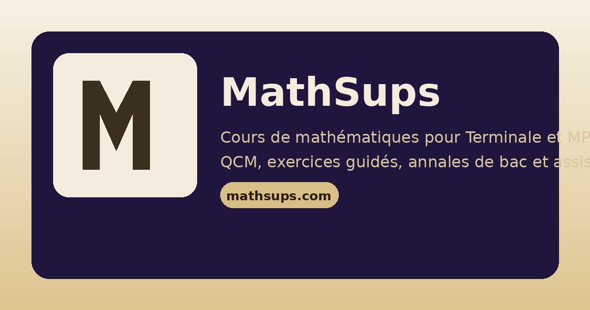 MathSups | Fonctions sinus et cosinus - Cours de maths Terminale